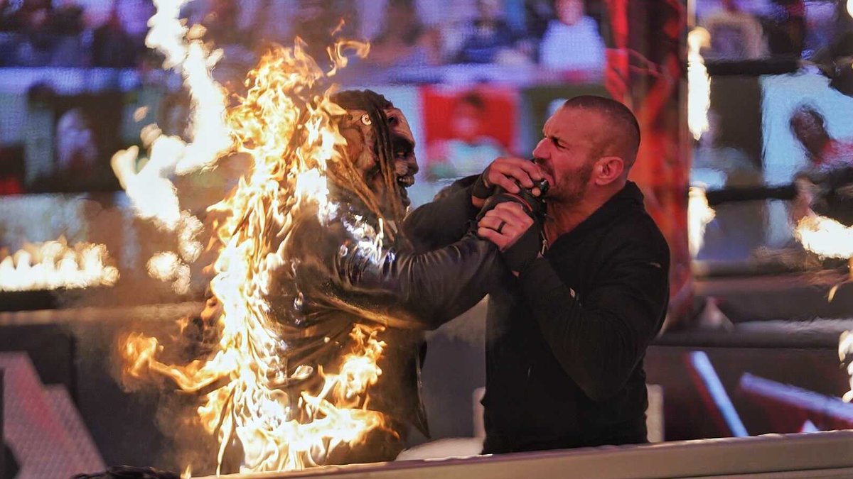 Randy Orton Sets The Fiend ON FIRE! - WWE TLC 2020!